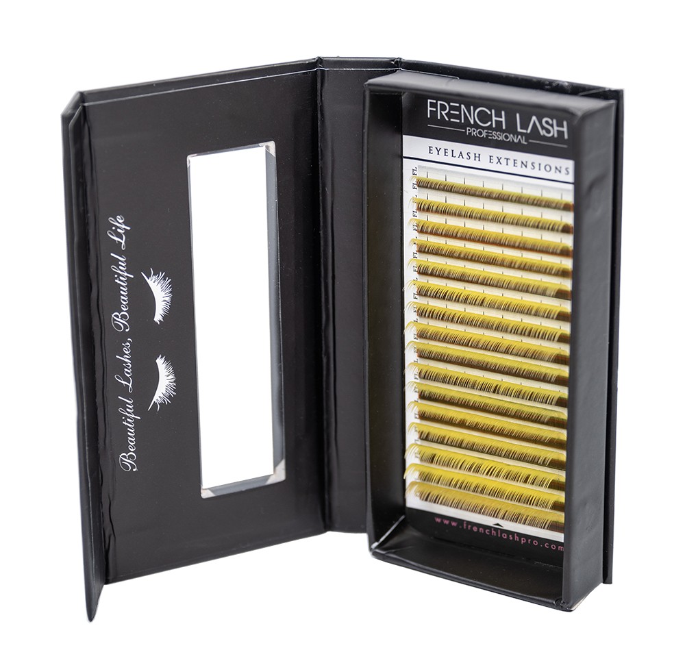 YELLOW LASHES - MIXED SIZES