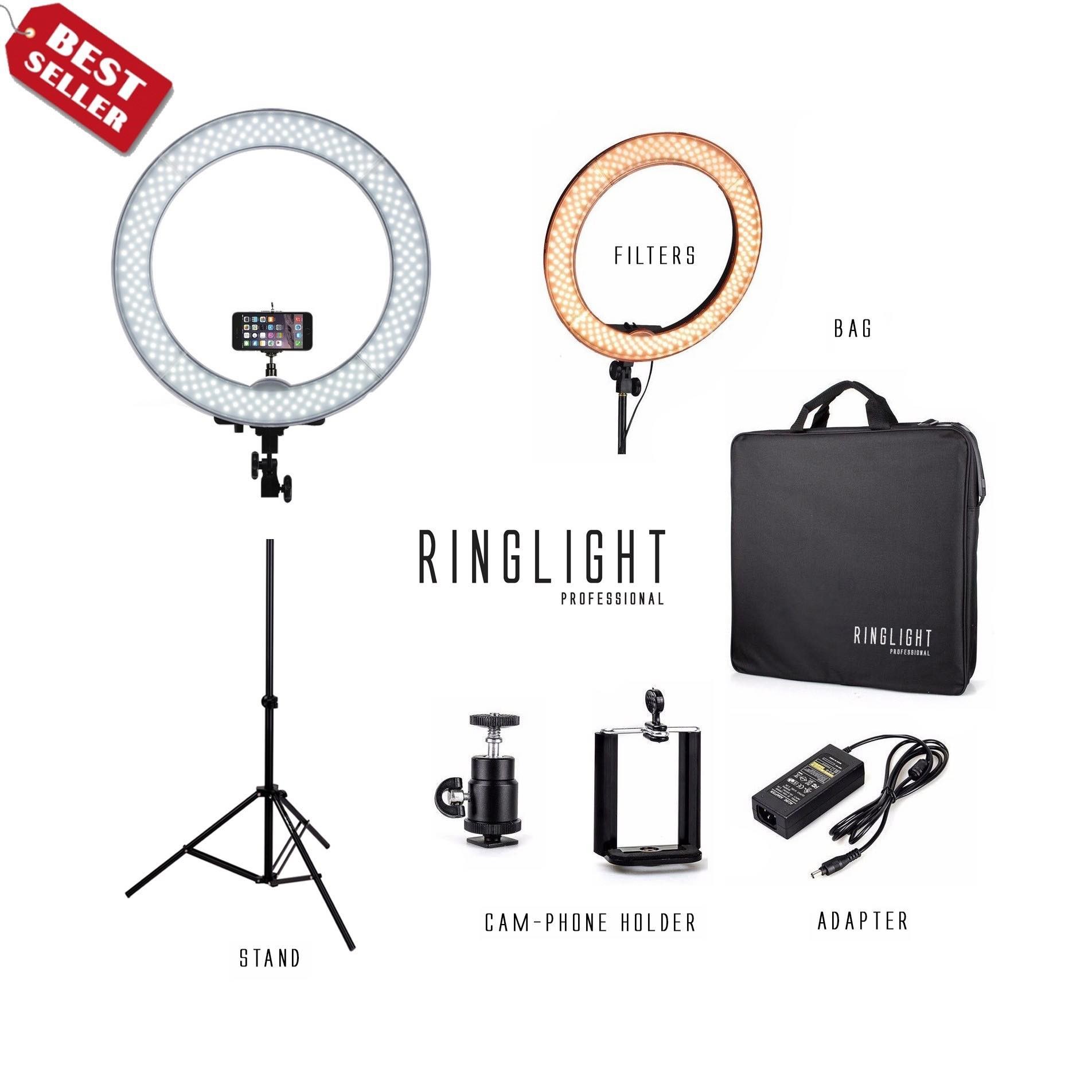 LAMPE LED RING LIGHT PRO 18RP